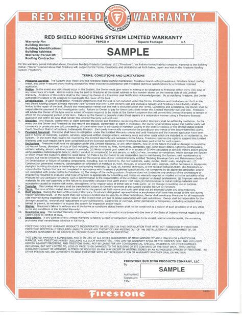 Firestone Roofing Certification