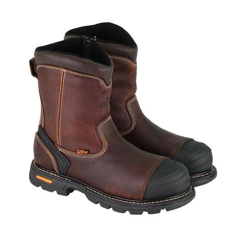 Thorogood Gen Flex2 Series Mens Size 15 Wide Brown Leather 8 In Side