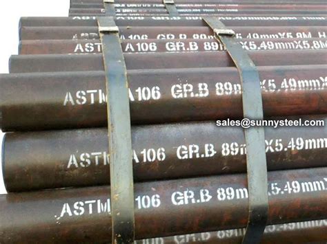 ASTM A106 ASTM A106 Gr B Pipes ASTM A106 Gr B Carbon Seamless Steel