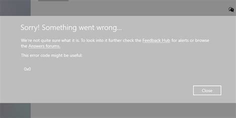 Windows Insider Error 0x0 R Windows