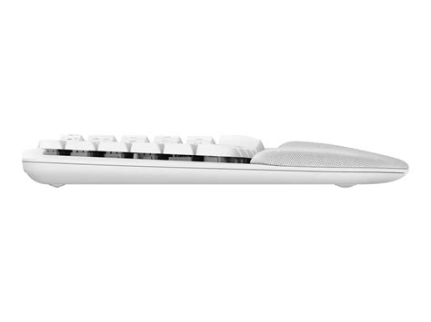 Logitech Ergo Series Wave Keys Wireless Ergonomic Keyboard With Cushioned Palm Rest Off White