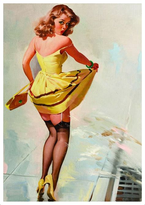 Classic Pin Up Girls Drawings