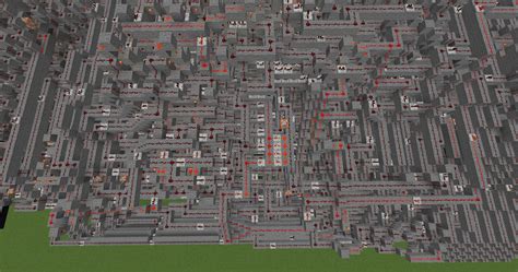 Computer Created Of Redstone Minecraft Map