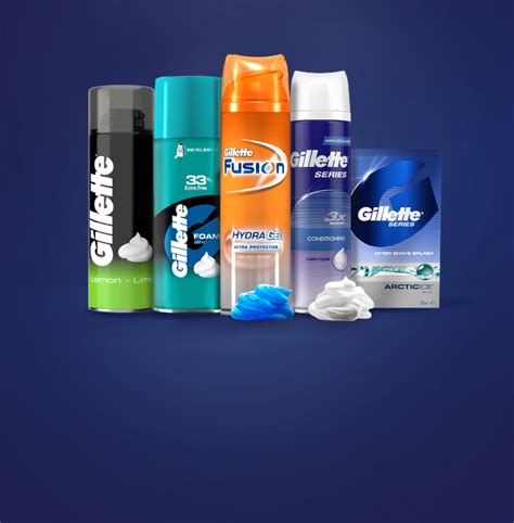 Mens Shaving Cream Foams And Aftershave Lotions Gillette In