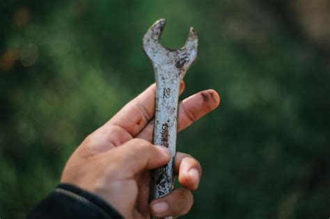 Premium Photo Rusty Spanner