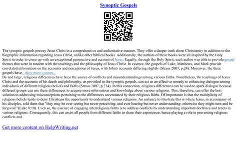 Synoptic Gospel Of Mark Ppt