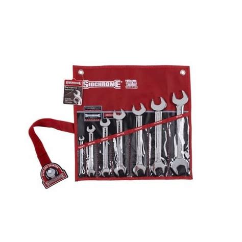 Sidchrome 7 Piece Af Open End Spanner Set Bunnings Australia