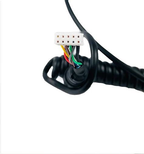 New Hand Speaker Mic Microphone Ptt Coil Cable Radio Wiring Connecters