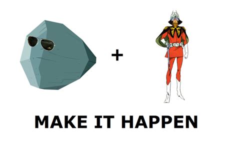 19287 Char Aznable Derpibooru Import Exploitable Meme Gundam Make It Happen Meta Safe