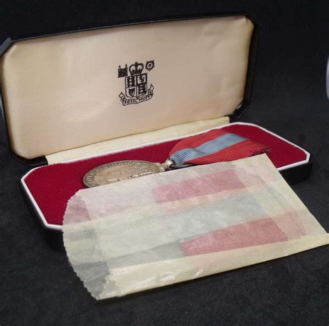 An Imperial Service Medal Elizabeth Ii In Case Of Issue Correctly Named Raymond Butt In General