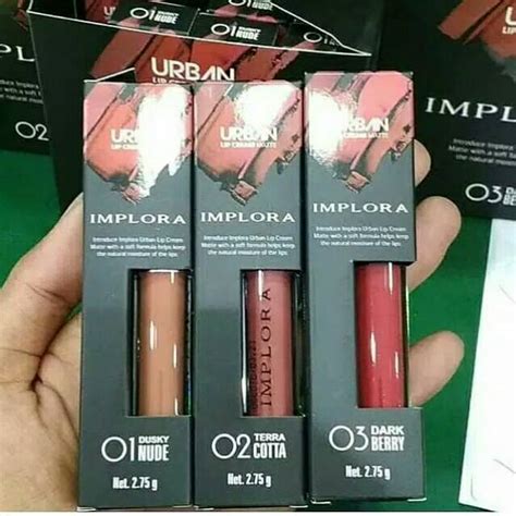 Jual Implora Urban Lipcream Matteimplora Lip Cream Urban Shopee Indonesia