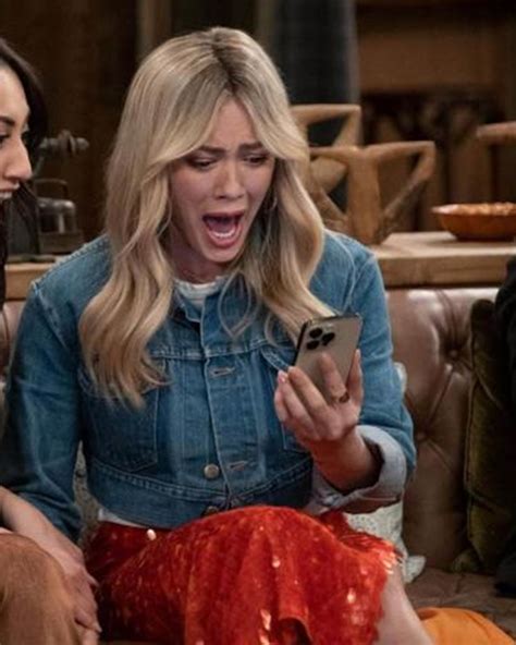 How I Met Your Father Hilary Duff Crop Denim Jacket