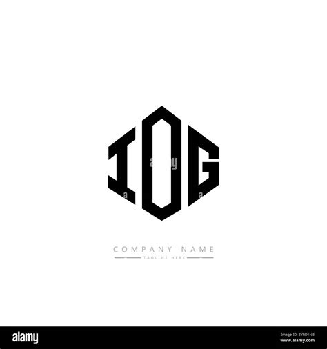 Iog Letter Logo Design With Polygon Shape Iog Polygon And Cube Shape Logo Design Iog Hexagon