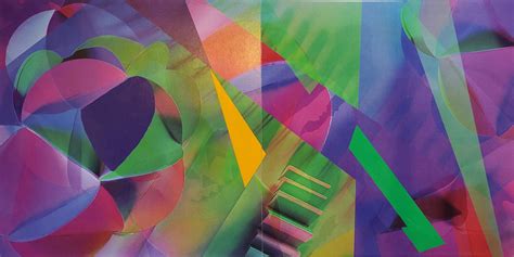 Rgb Additive Color Abstract Painting