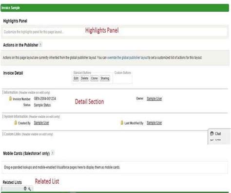 SFDC Modify A Page Layout