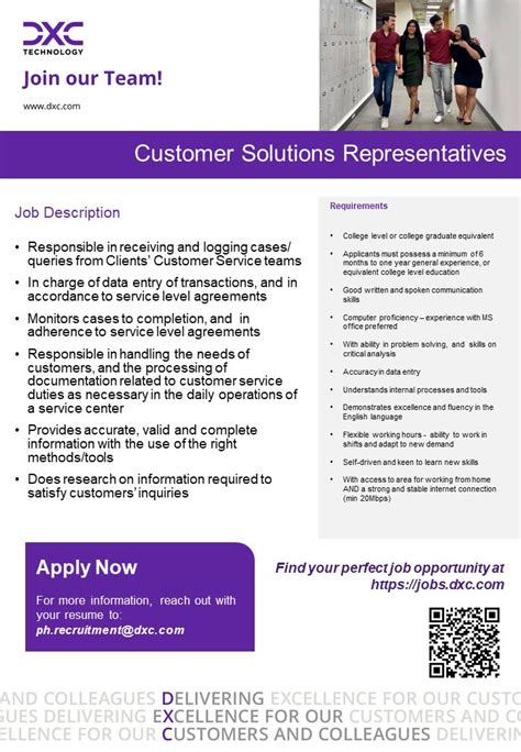 Dxc Technology Philippines On Linkedin Joindxc Dxctayo Careersatdxc