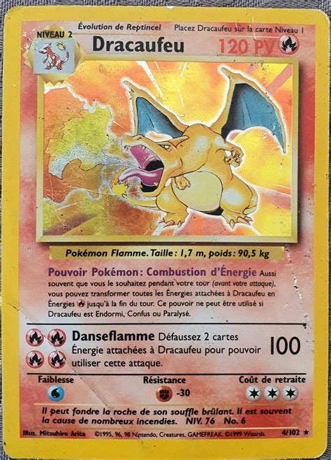Décrypter 40 imagen carte dracaufeu 1ère génération fr thptnganamst