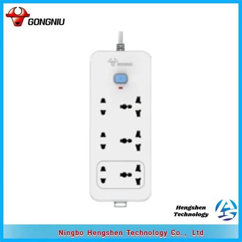 Universal Socket 4 Way Power Switch Socket Electric Expansion Strip
