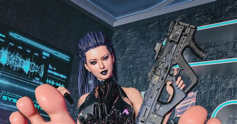 3d Cyberpunk Girl 29 Nexus 9のイラスト Pixiv