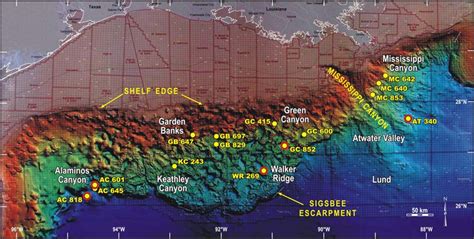 This Shaded Relief Map Was Produced From Multibeam Bathymetry Data The