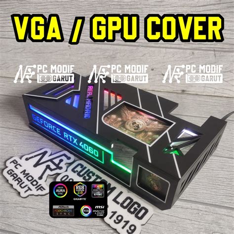 Jual Cover Gpu Cover Vga Radeon Edition Custom Logo Led Argb Shopee Indonesia