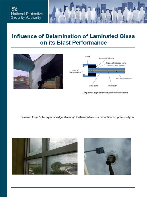 Ebp 04 13 Delamination Of Laminated Glass Pdf Materials Amorphous
