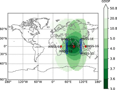 Navic Constellation And Gdop Map Download Scientific Diagram
