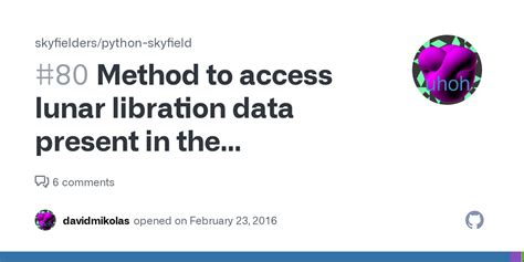 Method To Access Lunar Libration Data Present In The Ephemerides