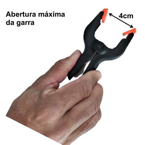 Grampo Multiuso Sargento Marceneiro 10cm Com 4 Unidadesstarfer