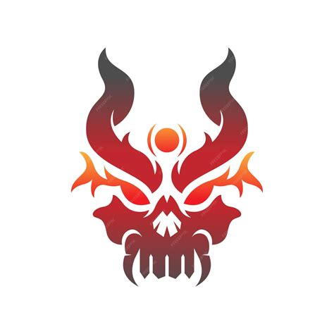 Premium Vector Demon Logo Icon Design