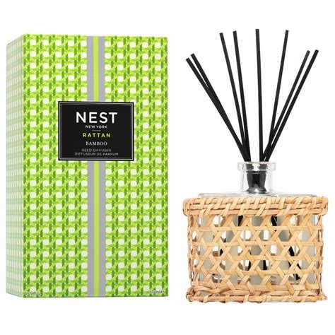 Nest Bamboo Rattan Diffuser Candle Delirium