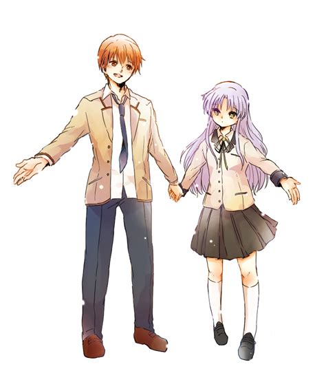 Tachibana Kanade And Otonashi Yuzuru