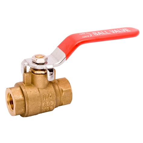 Brass Ball Valve Full Port 600wog Wred Handle