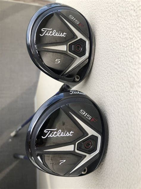 Yahooオークション 【used】タイトリスト 915f 5w 7w 2本セット B60