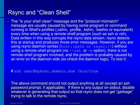 Ppt Rsync On Hp Ux Brief Presentation By Unixlinux Apprentice With