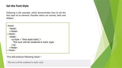Css Fonts Ppt
