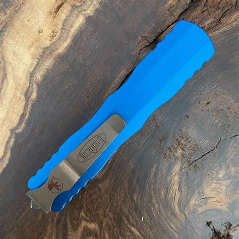 Microtech Dirac De Blue Handle Bronze Standard Blade 225 13bl