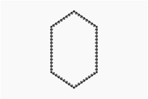 Hexagon Ornament Frame Graphic By SusantosOrnament Creative Fabrica