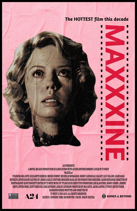 Maxxxine Alt Poster Poster By Bones And Beyond