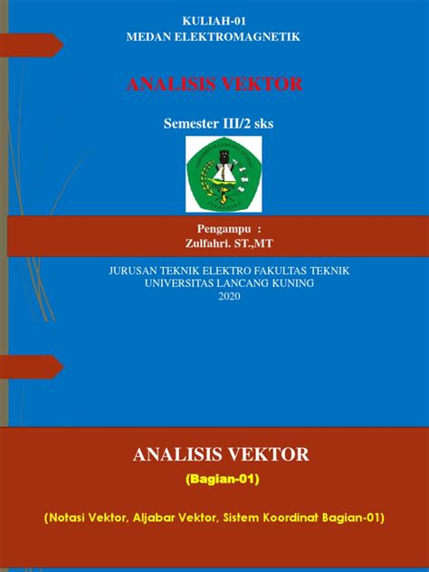 Analisis Vektor Pdf