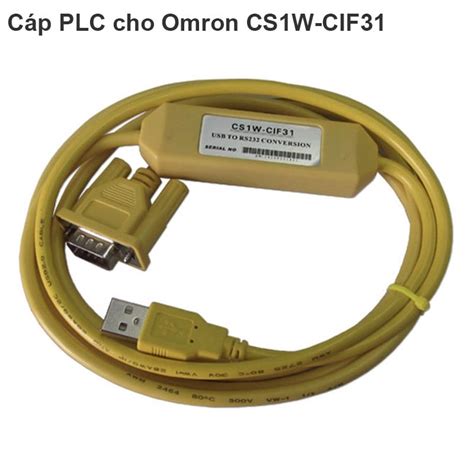 Cáp Lập Trình Cho Omron Usb To Rs232 Converter Cs1w Cif31