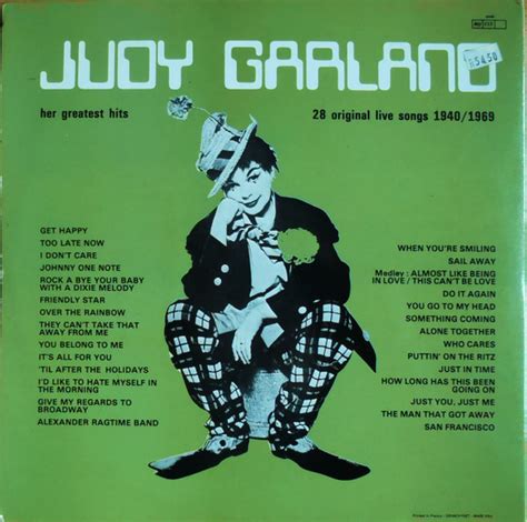 Judy Garland Her Greatest Hits 28 Original Live Songs 19401969