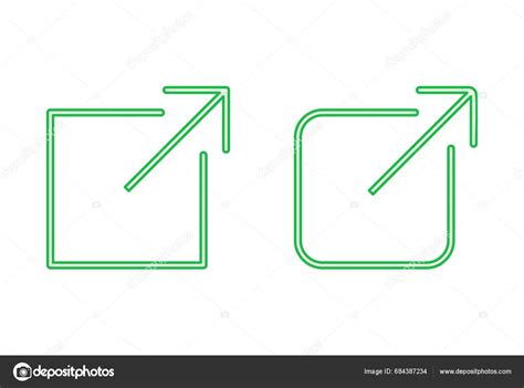 External Link Icon Set Link Icon Vector Hyperlink Symbol Stock Vector