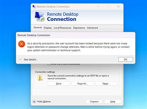 Mengatasi Error Account Has Been Locked” Saat Melakukan Rdp