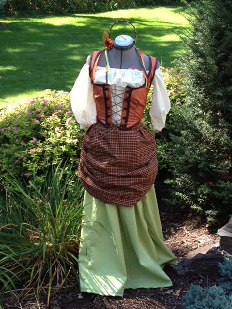 Renaissance Wench Costume Made To Order Renfest Dress Etsy