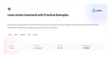 linux resize command with practical examples labex