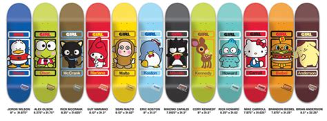 The Girl Skateboards Company X Sanrio Retrenders