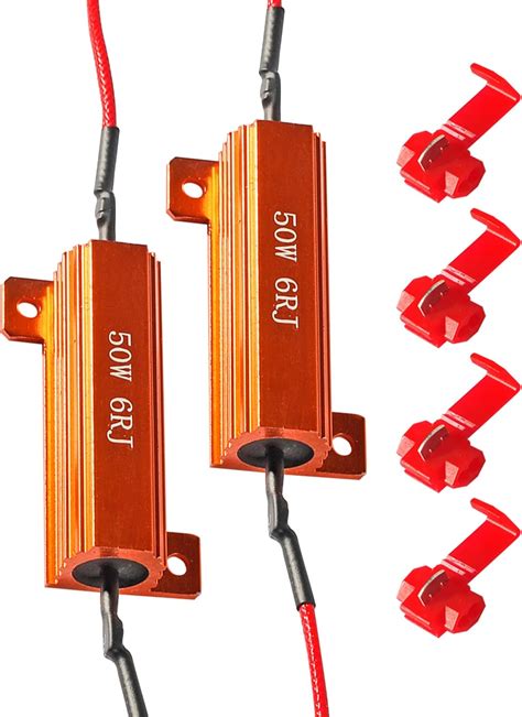 Esewalas 50w 6ohm Led Resistor With Wire And Clipled Turn