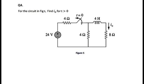 Solved Q For The Circuit In Fig Find Io For T Chegg