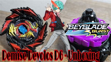 Demise Devolos D6 Unboxing En Español Beyblade Burst Surge Speed